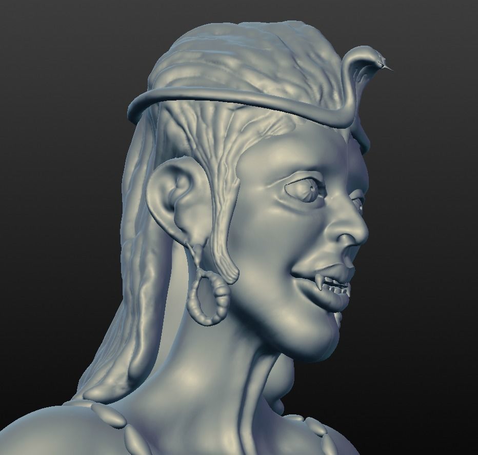 Lamia 3d sculpt 3D model | CGTrader
