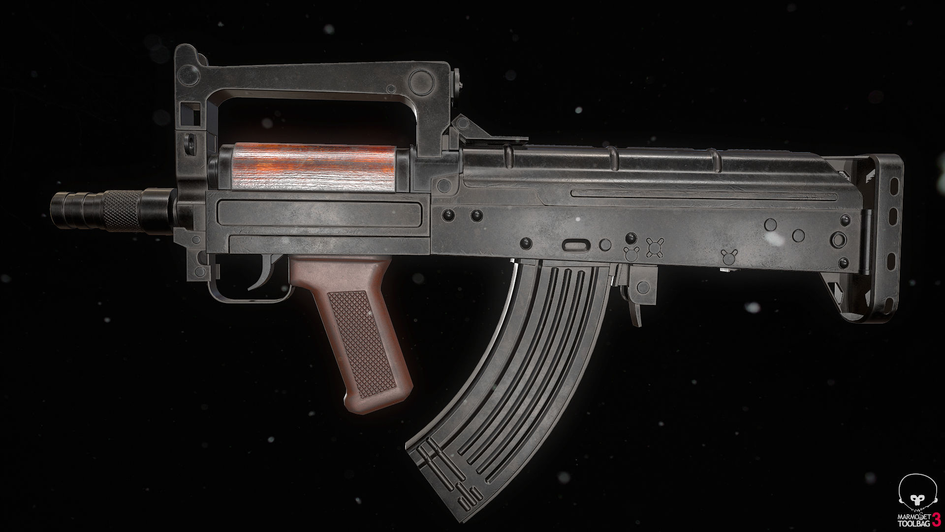 3D model Groza Rilfe VR / AR / low-poly | CGTrader