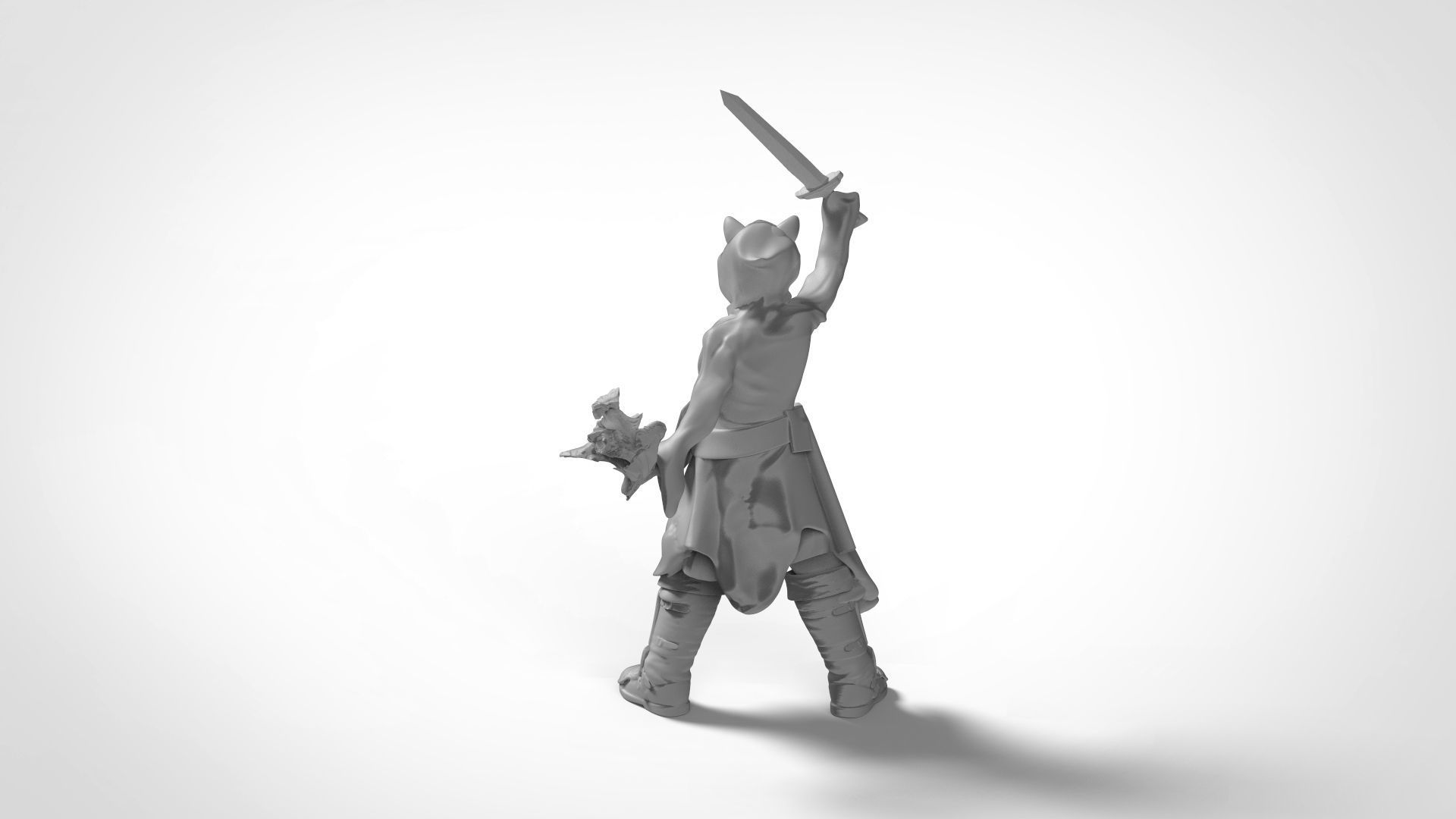 Halfling Druid Child Role Playing Game Fantasy Miniature 3D model 3D ...