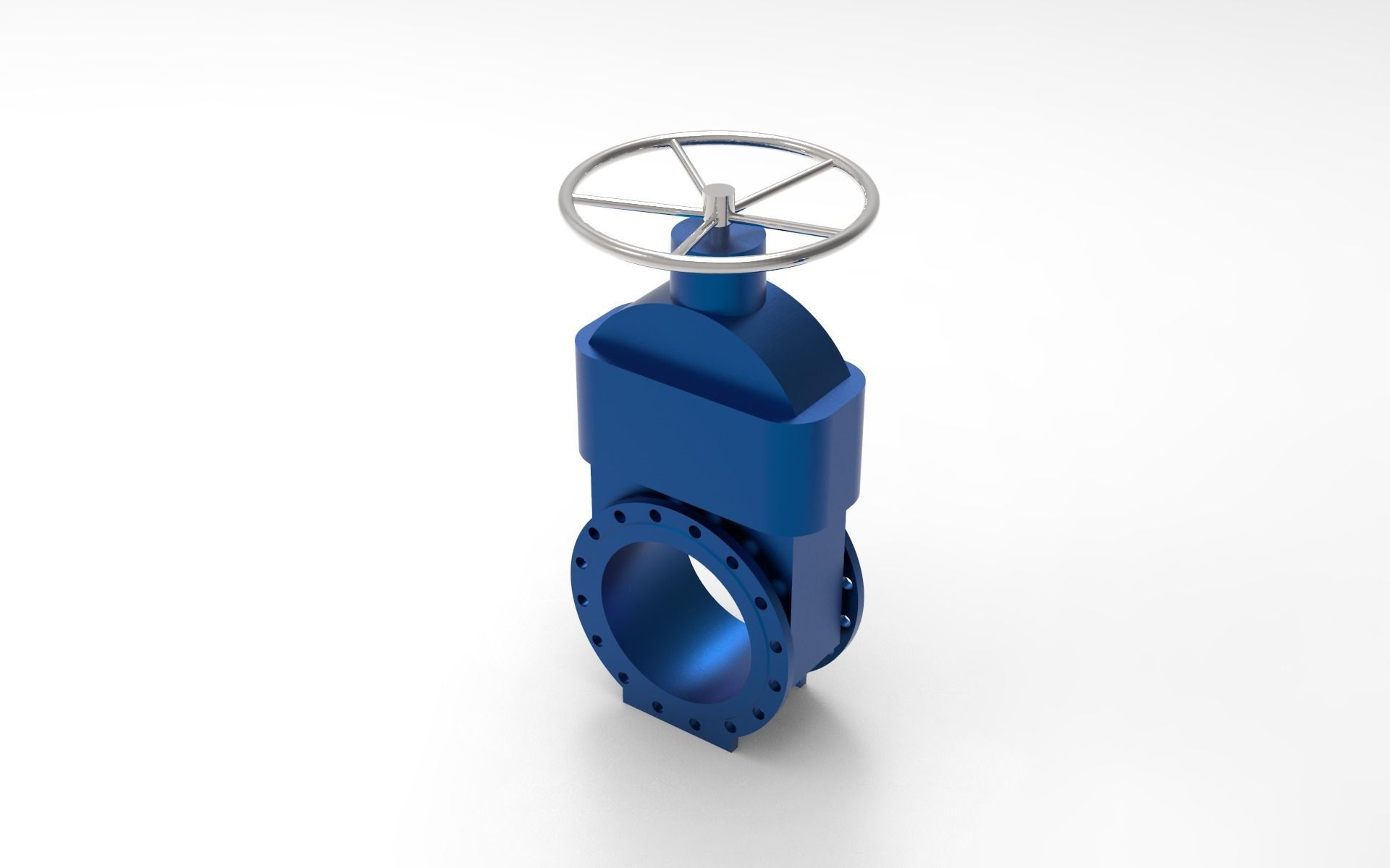Gate Valve Handwheel Water DN40 to DN500 3D model | CGTrader