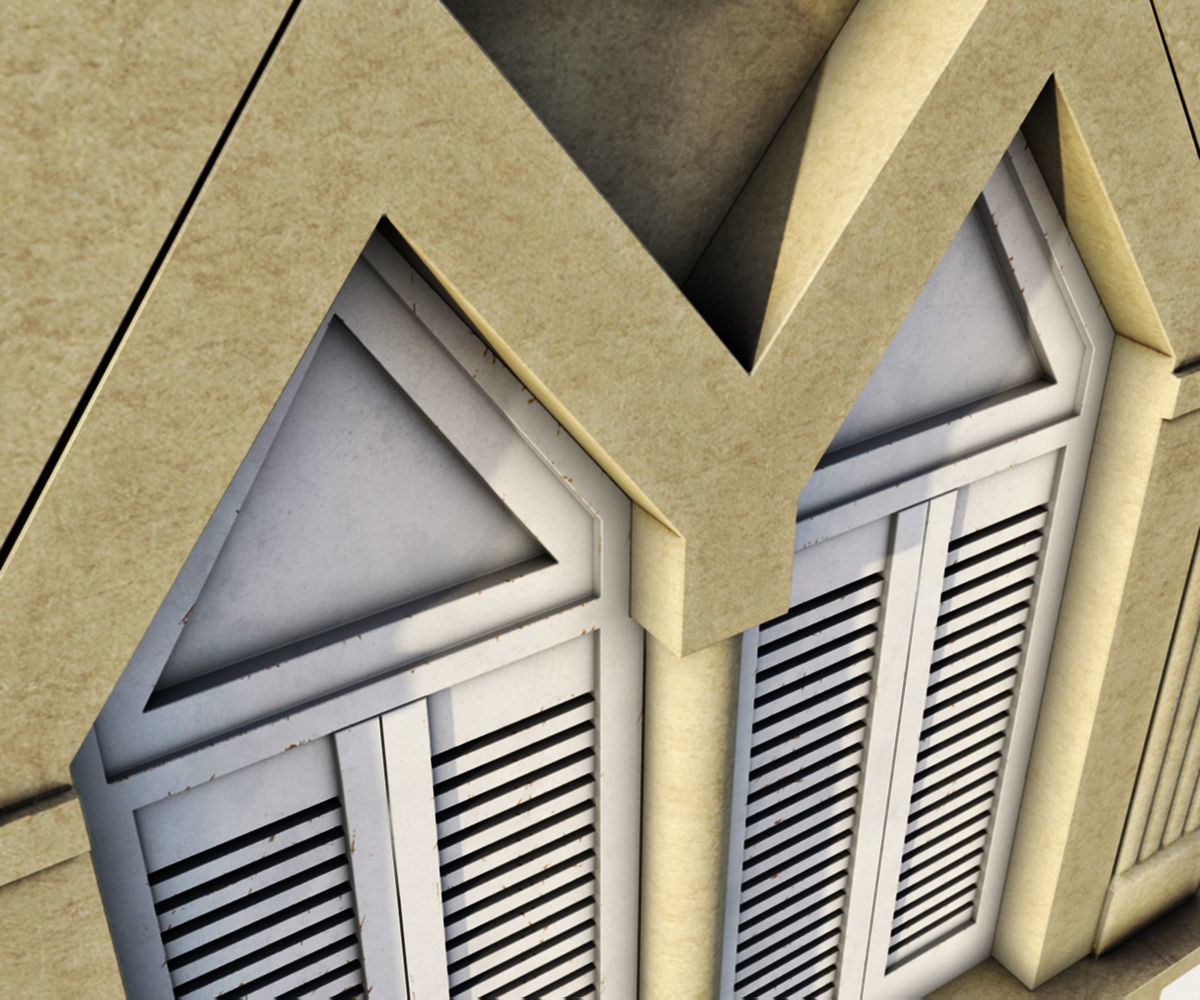 3D model Shutters window with VR / AR / low-poly | CGTrader