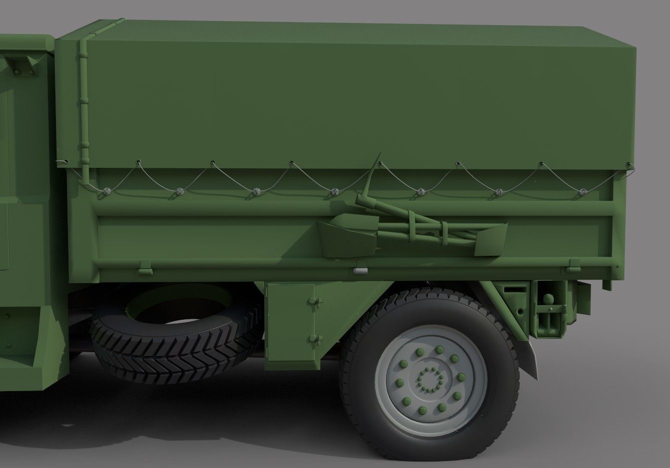 3D model BMC 185 military Truck VR / AR / low-poly | CGTrader