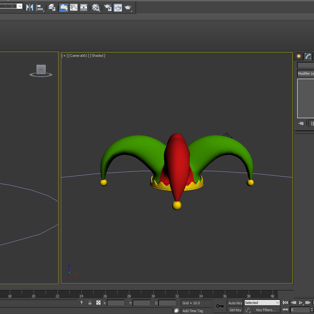 Jester hat Cartoon 3D model | CGTrader