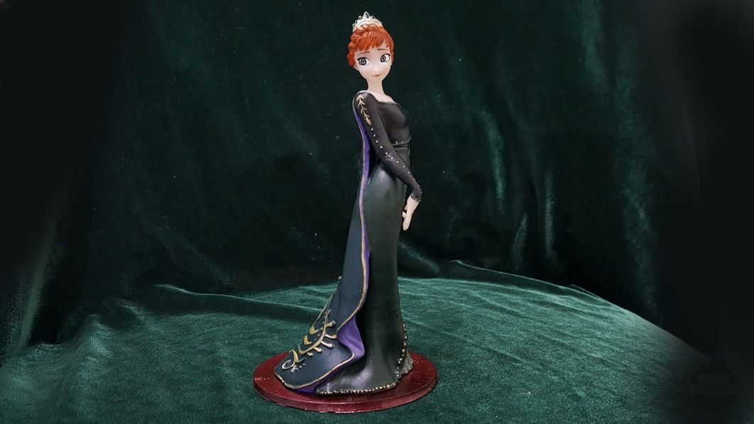 ANNA QUEEN DRESS MODEL 3D model 3D printable | CGTrader