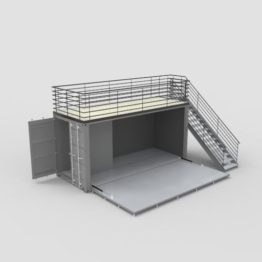 Portable Building and Shipping Container Collection 3D model | CGTrader