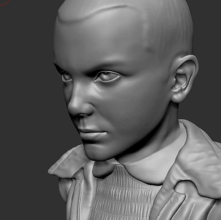 Eleven Stranger Things Bust 3D model 3D printable | CGTrader