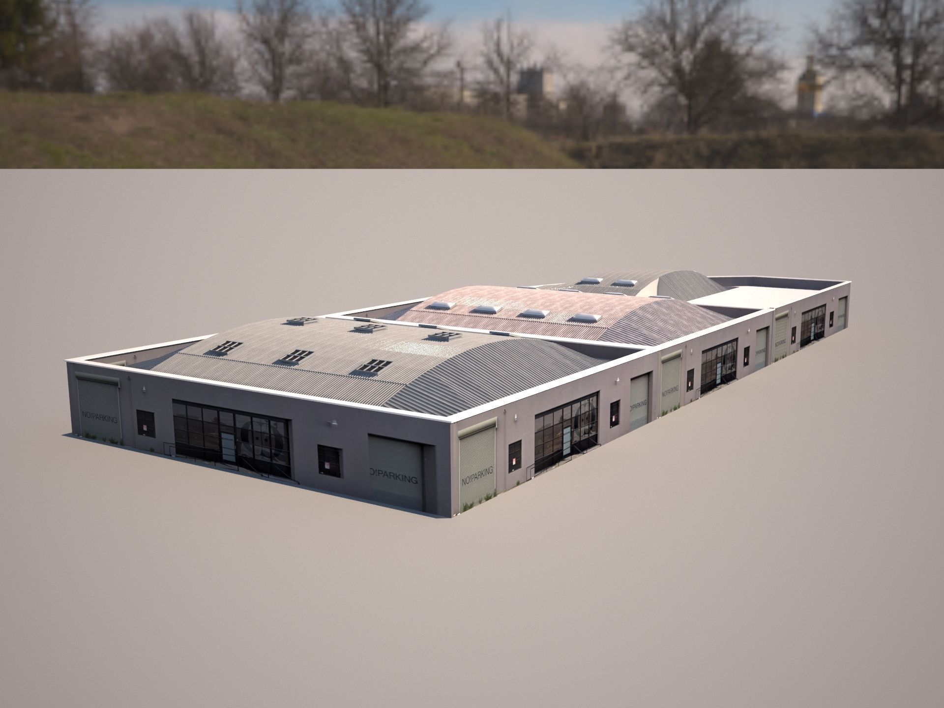 3d Entourage Buildings Context 3D model | CGTrader