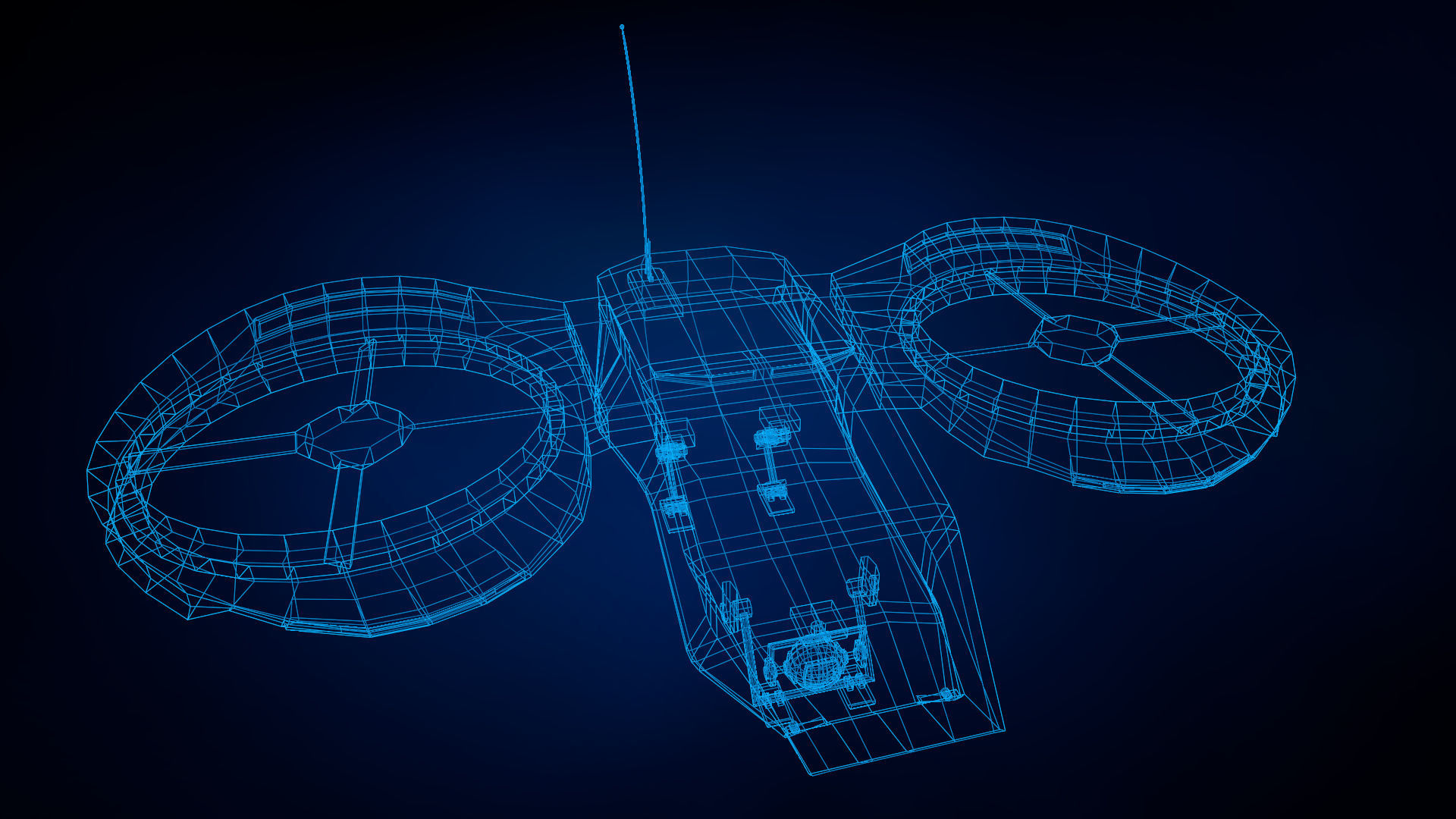 3D model Cyberpunk Scout Drone VR / AR / low-poly | CGTrader