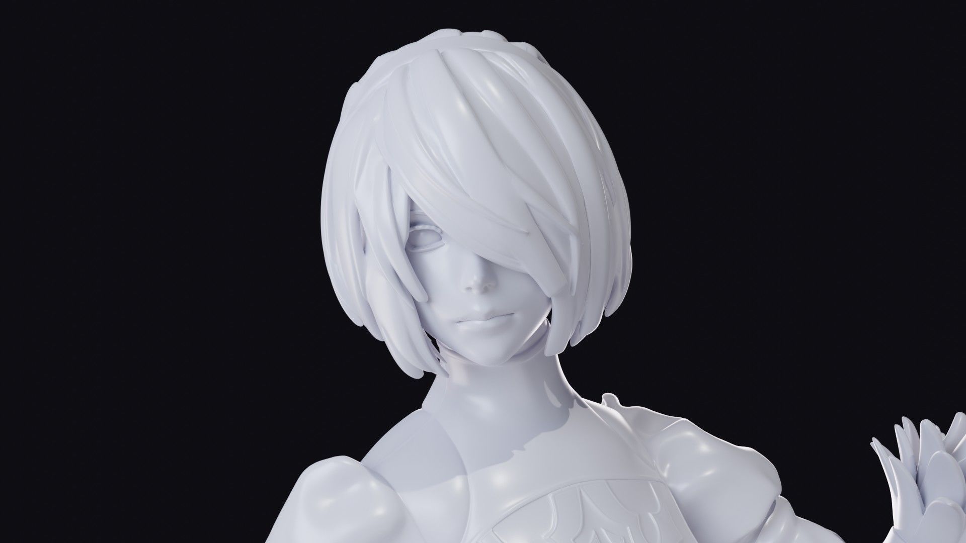 2B - Nier Automata 3D model 3D printable | CGTrader