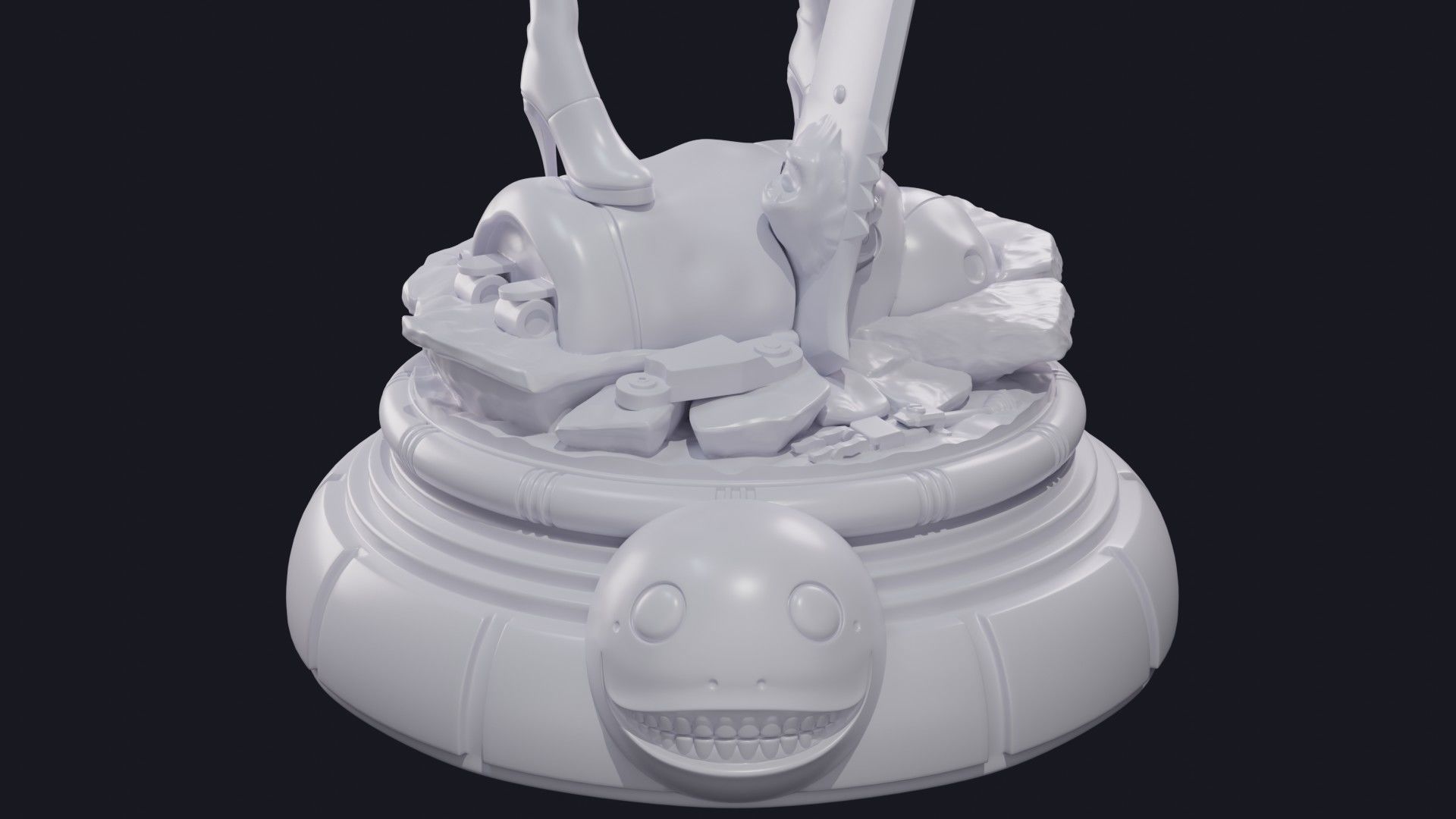 2B - Nier Automata 3D model 3D printable | CGTrader