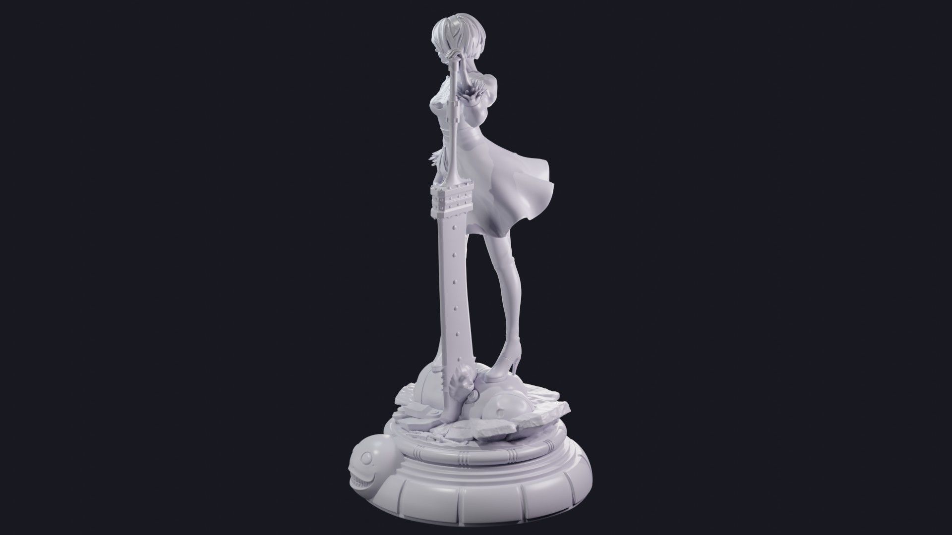 2B - Nier Automata 3D model 3D printable | CGTrader