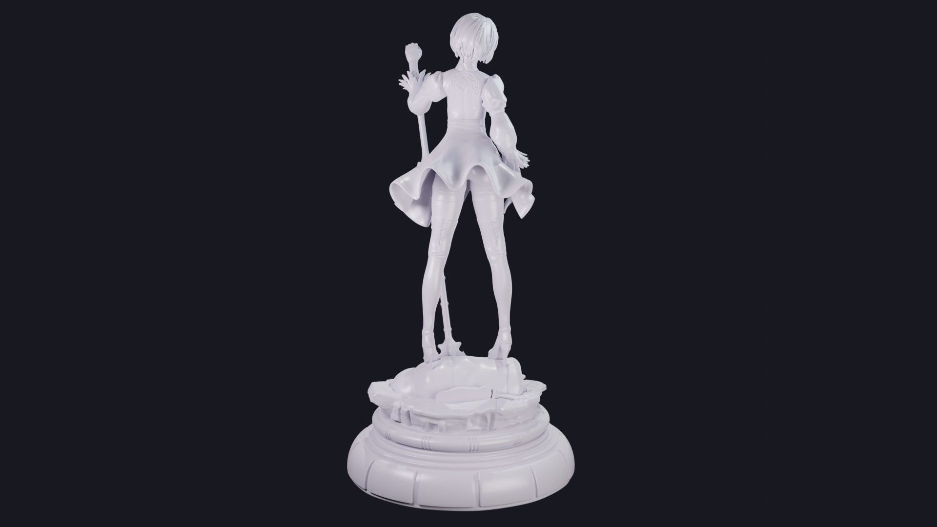 2B - Nier Automata 3D model 3D printable | CGTrader
