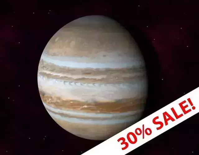 3D model Jupiter - High Quality Low Poly VR / AR / low-poly | CGTrader