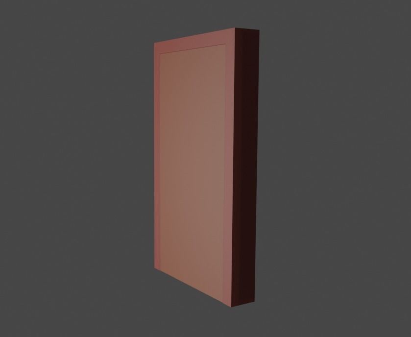 3D model Low poly simple door VR / AR / low-poly | CGTrader