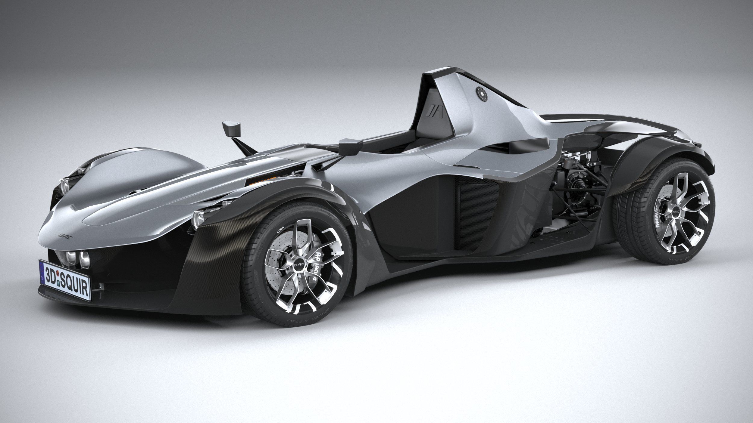 BAC Mono 2020 3D model | CGTrader