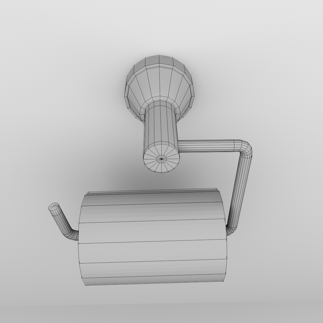 Toilet Paper Holder 3D Model 3ds fbx blend dae CGTrader toilet-paper-holder-3d-model-3ds-fbx-blend-dae-cgtrader