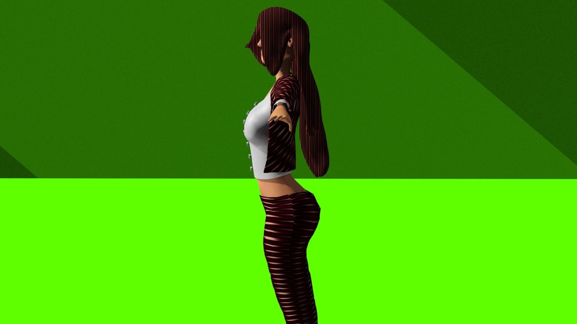 woman in snappy suit 3D model | CGTrader