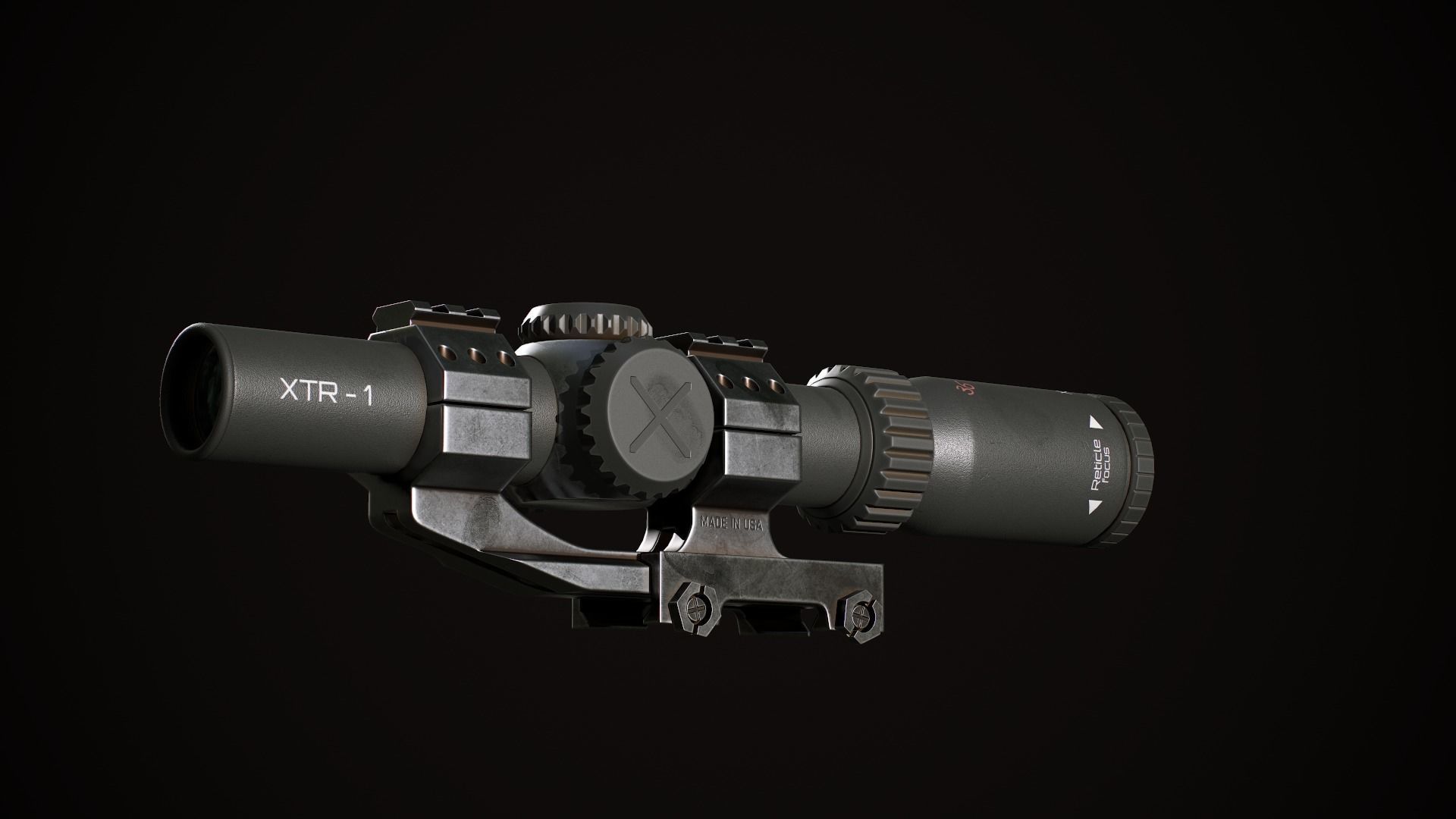 3D model Sniper Scope VR / AR / low-poly | CGTrader
