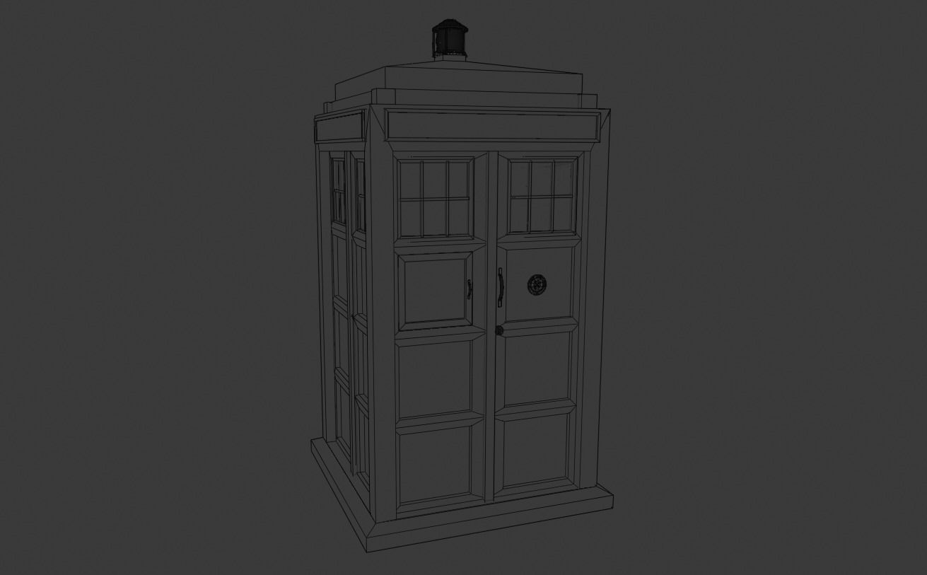 TARDIS from Doctor Who 3D model | CGTrader