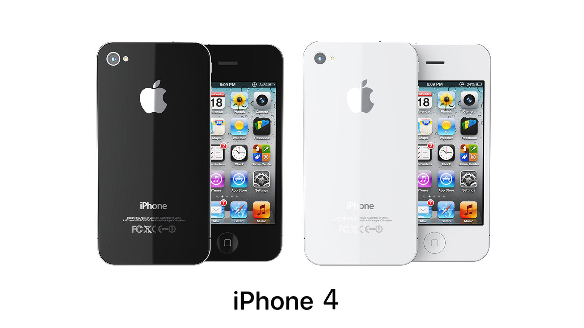 Apple iPhone 4 Collection | CGTrader