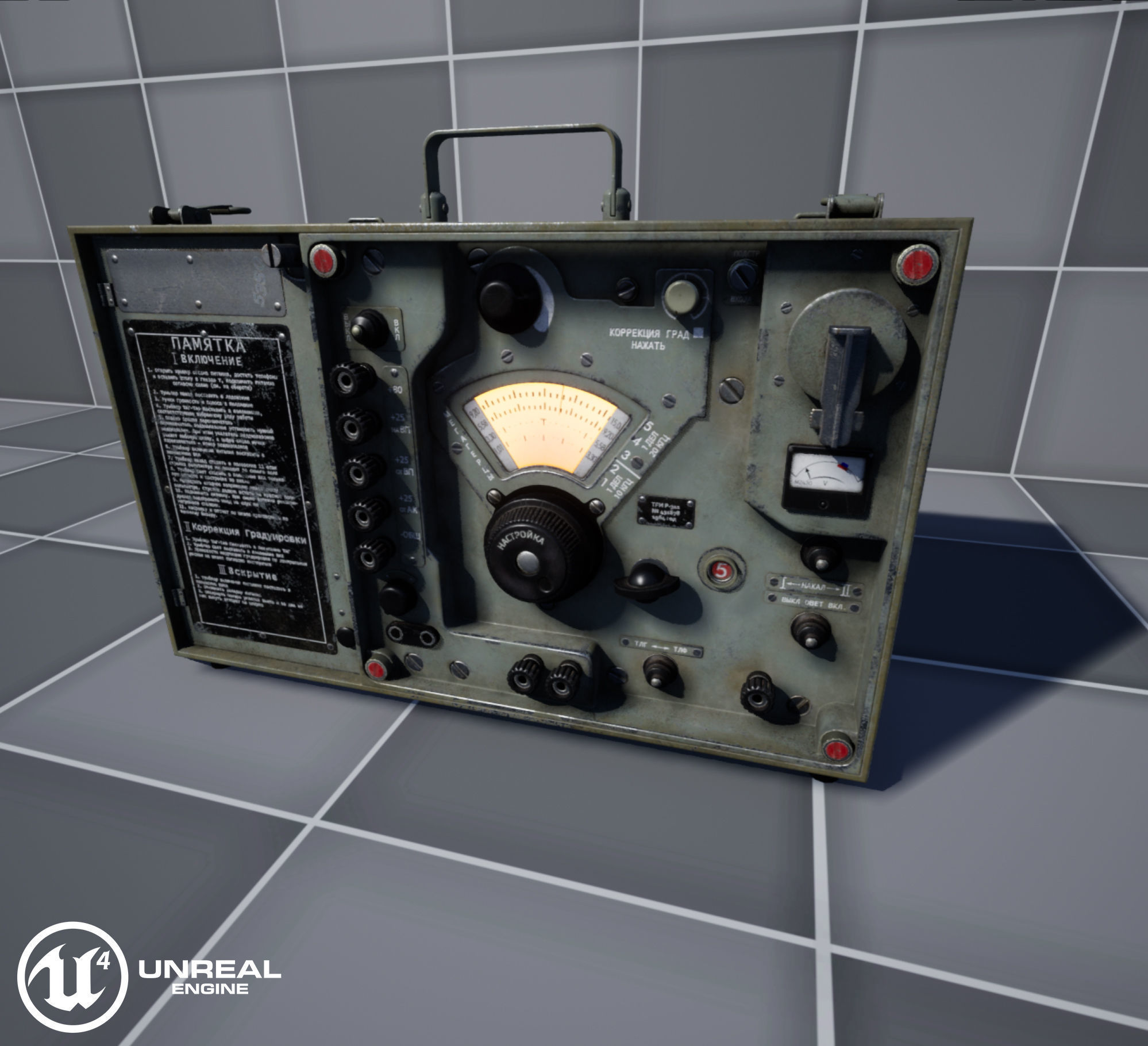 Soviet Military Radio free VR / AR / low-poly 3D model | CGTrader