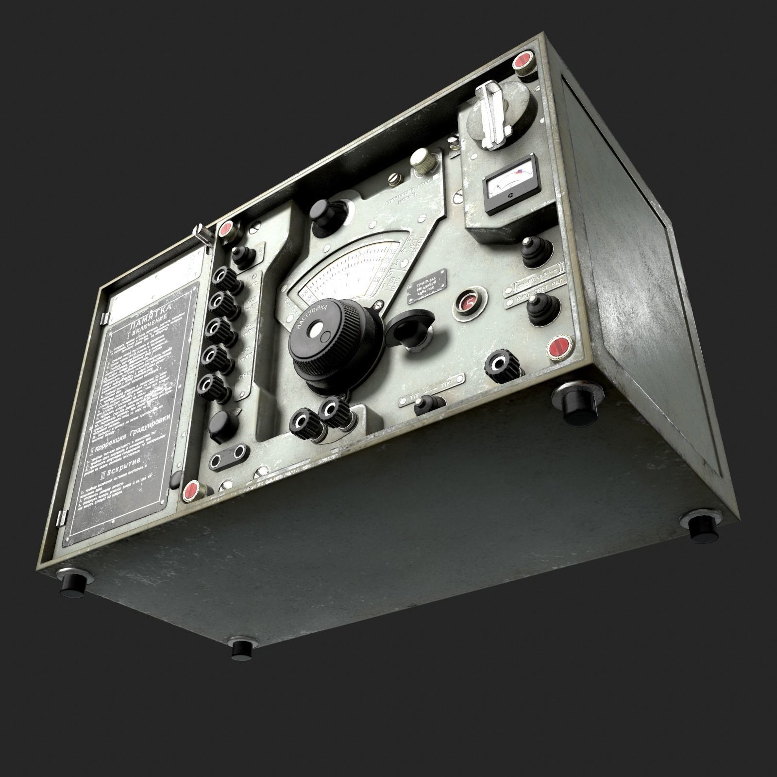 Soviet Military Radio free VR / AR / low-poly 3D model | CGTrader