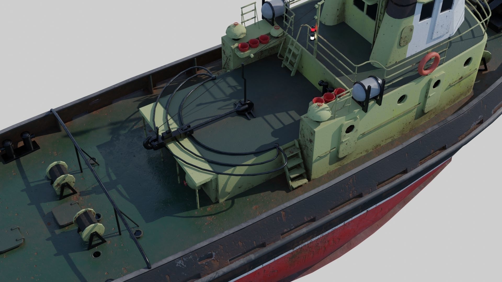 3D model Tugboat project 498 VR / AR / low-poly | CGTrader
