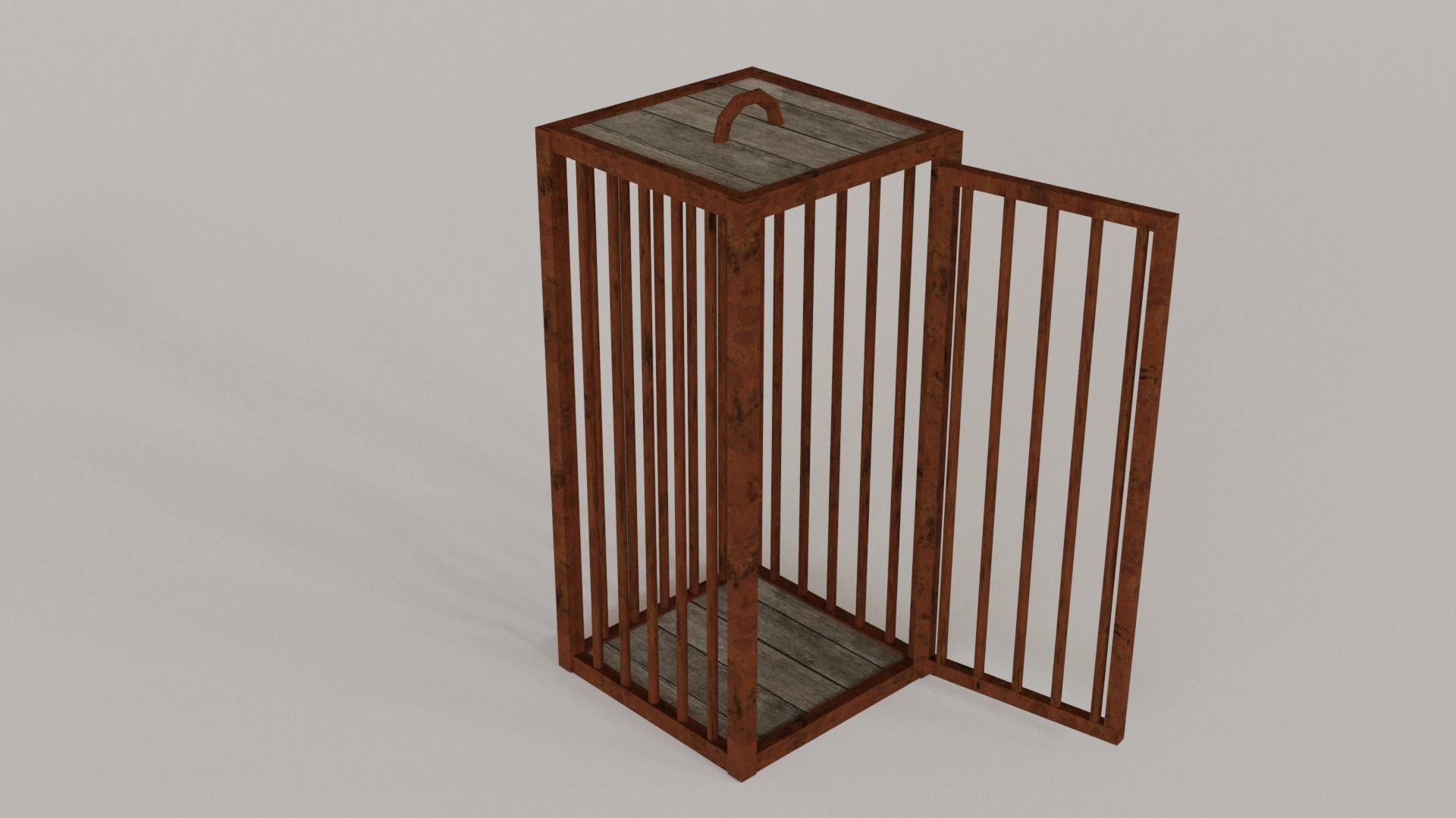 3D model Medieval Cages Gibbets - Low-poly PBR VR / AR / low-poly ...
