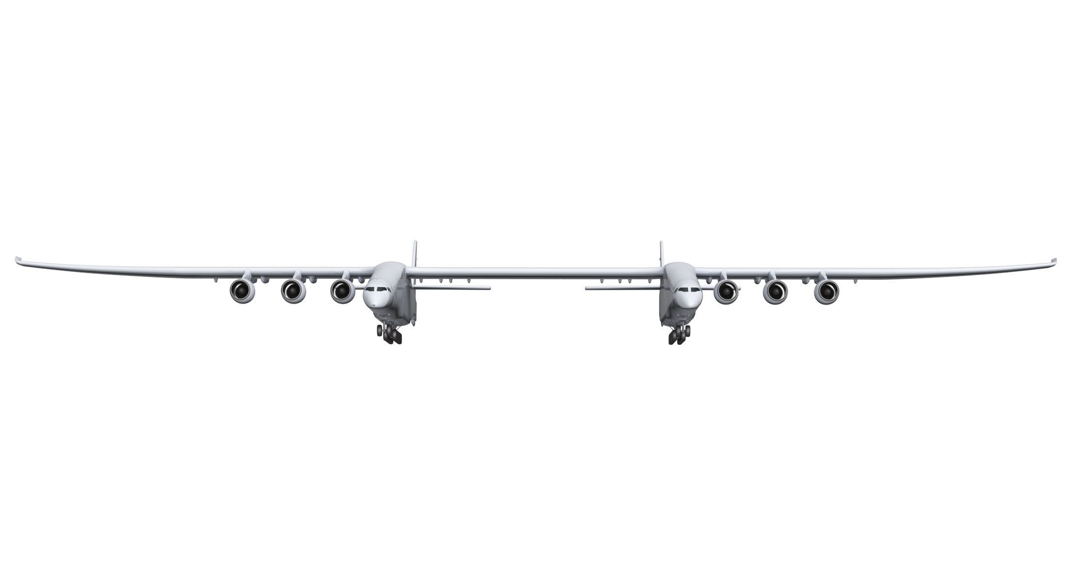 Stratolaunch Carrier Aircraft 3D Model 3D model | CGTrader