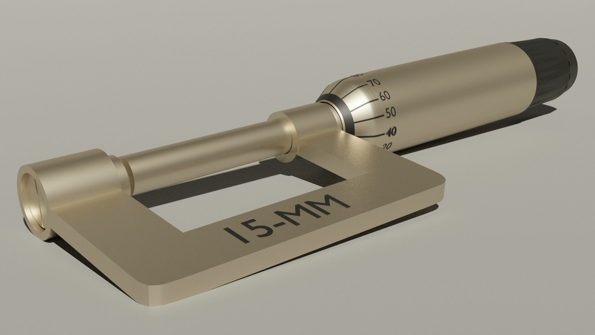 Screw gauge 3D model | CGTrader