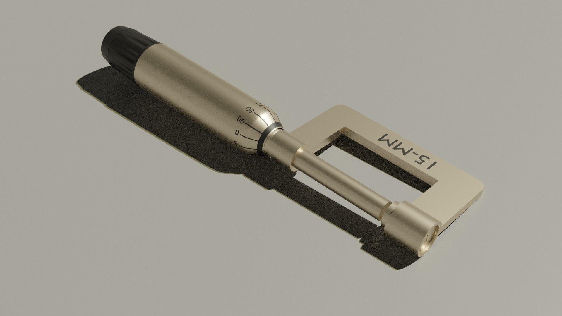 Screw gauge 3D model | CGTrader