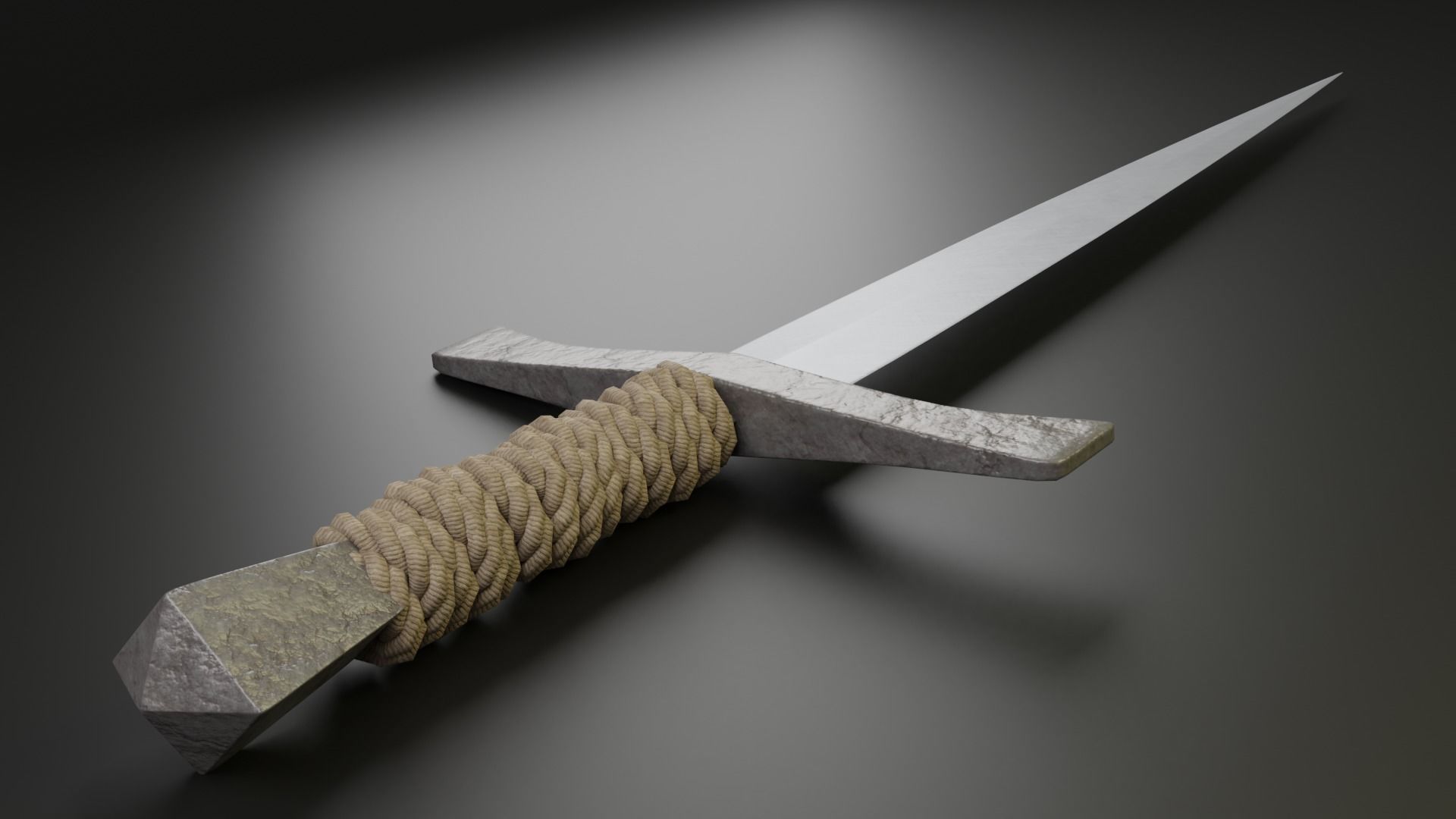 3D model Dagger Sword VR / AR / low-poly | CGTrader