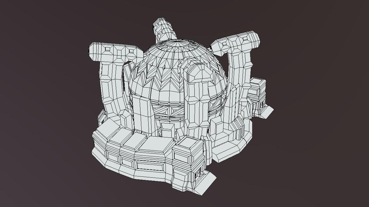 3D model Atomic Core VR / AR / low-poly | CGTrader