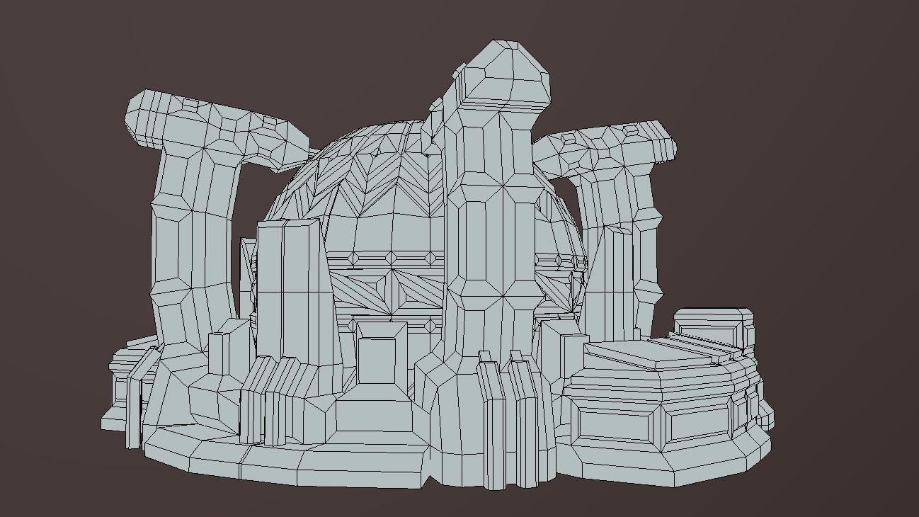 3D model Atomic Core VR / AR / low-poly | CGTrader