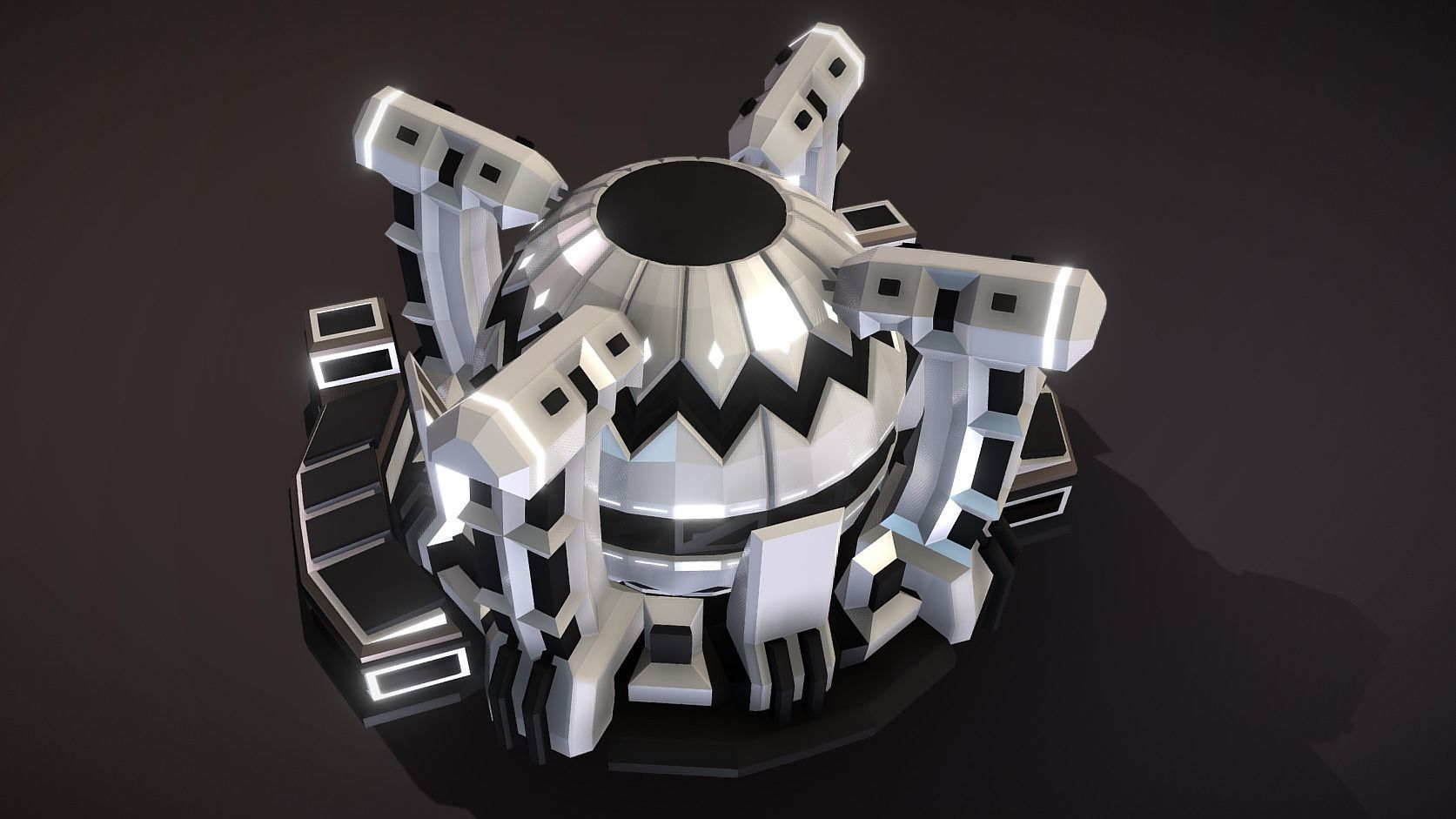 3D model Atomic Core VR / AR / low-poly | CGTrader