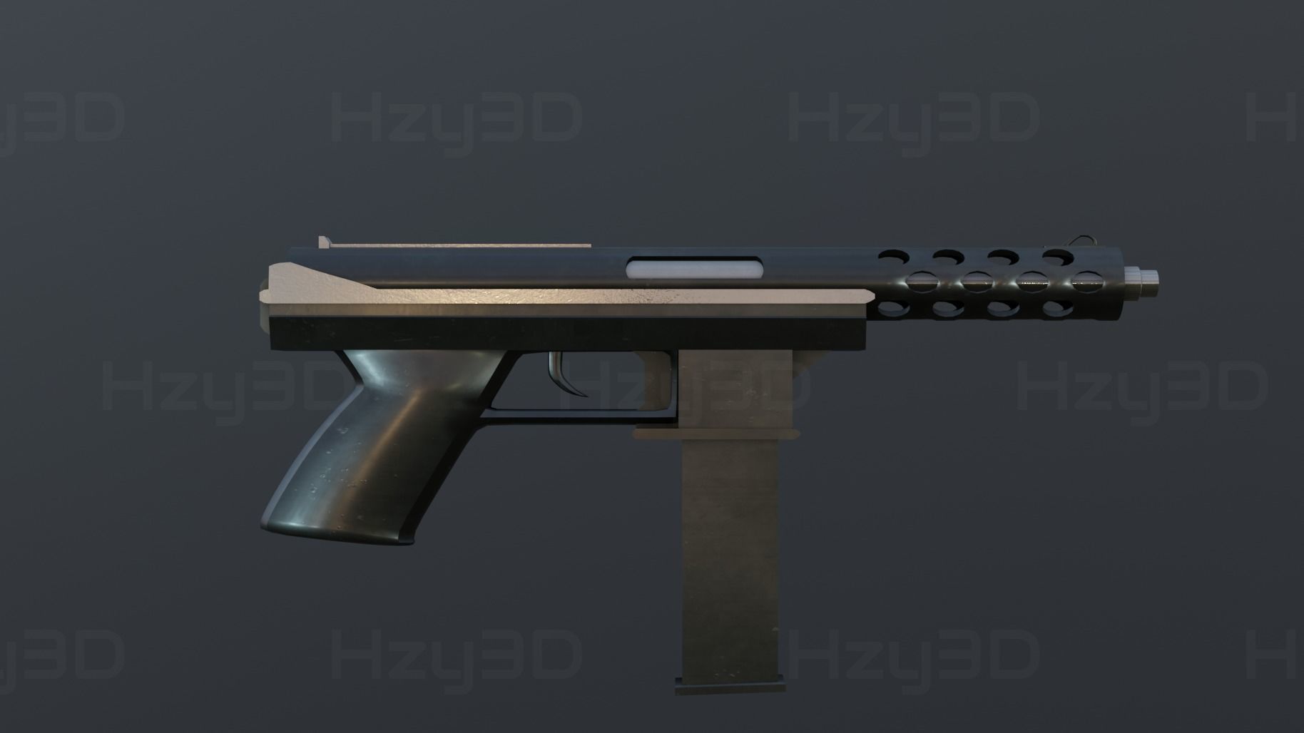 Tec 9 Pistol 3D model | CGTrader