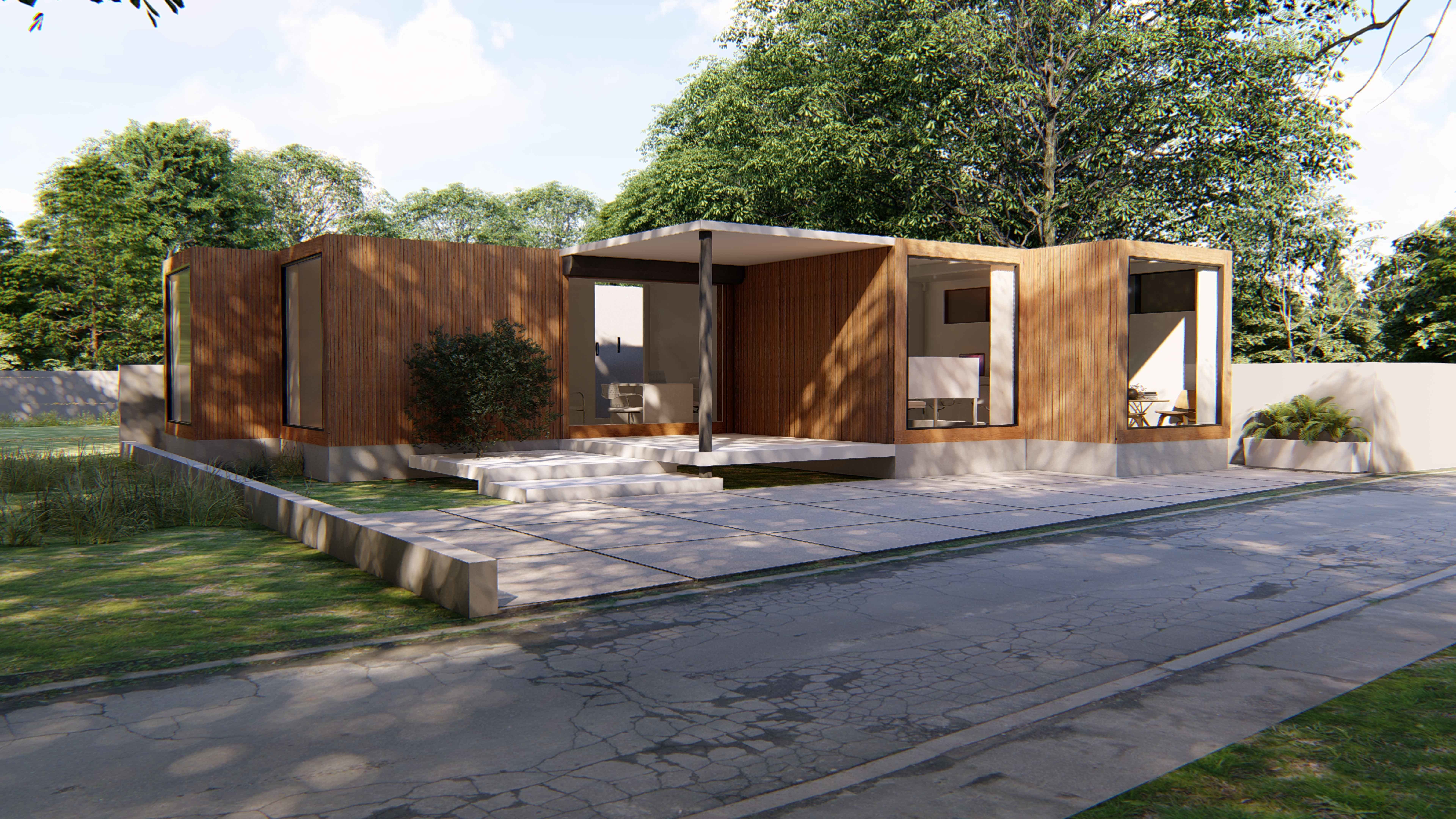 Container office 3D model | CGTrader