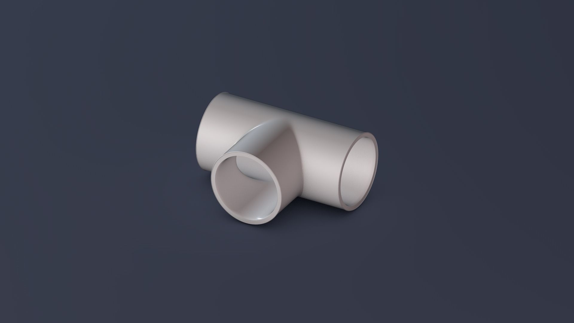 3D model T-Pipe Connector VR / AR / low-poly | CGTrader