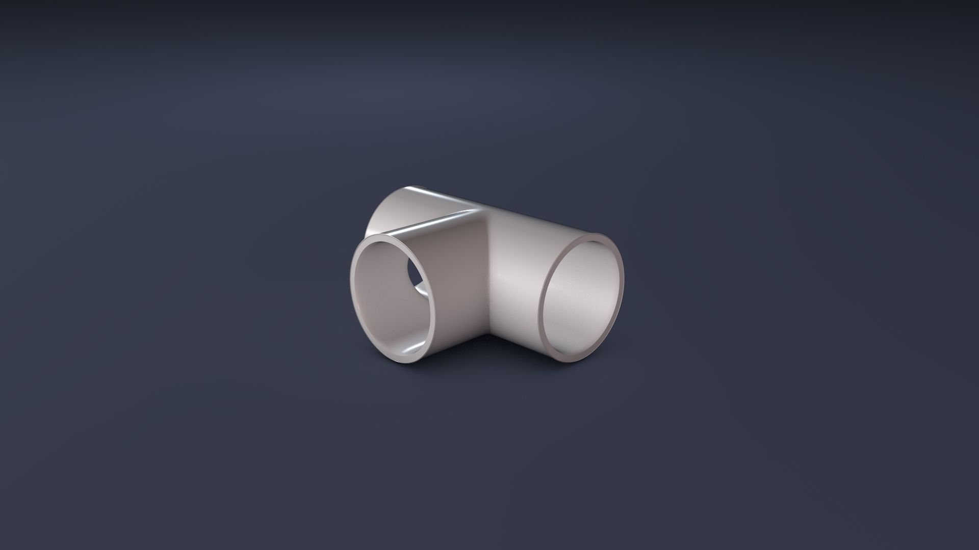 3D model T-Pipe Connector VR / AR / low-poly | CGTrader