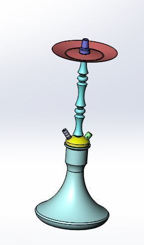 3D hookah with real dimentions 3D model 3D printable | CGTrader