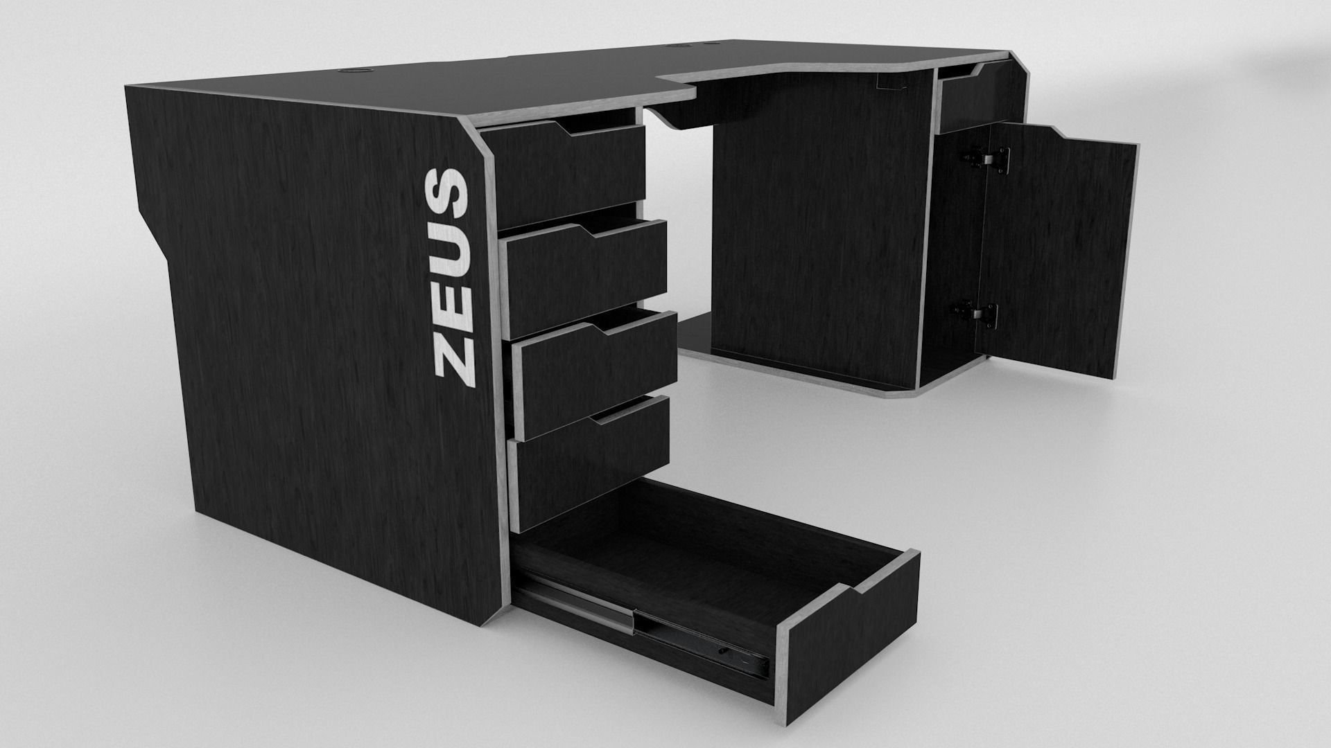 Gaming desk ZEUS Viking 1M 3D model | CGTrader