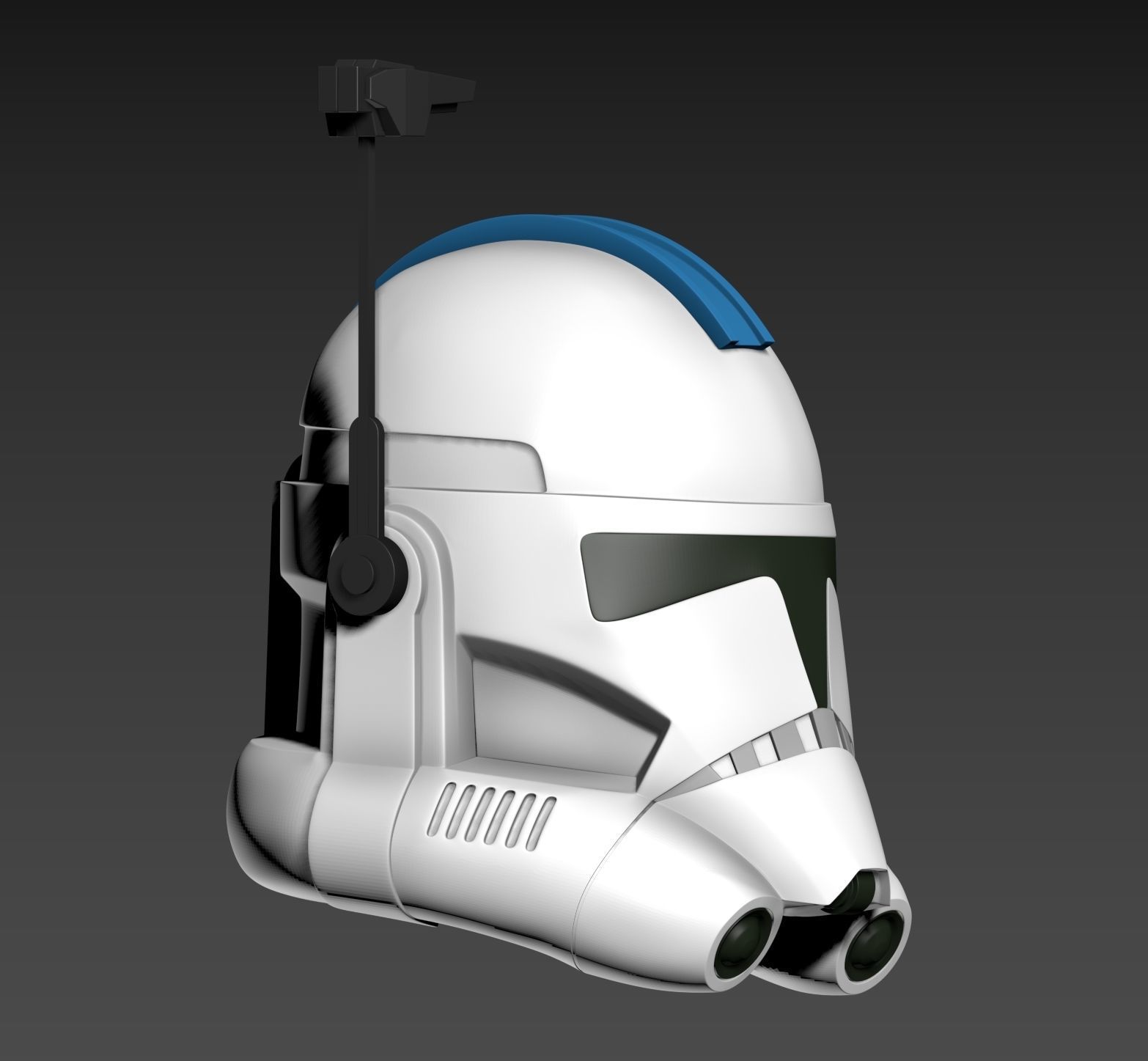 Star Wars Clone ARC Trooper Phase II Fives Helmet Cosplay 3D model 3D ...