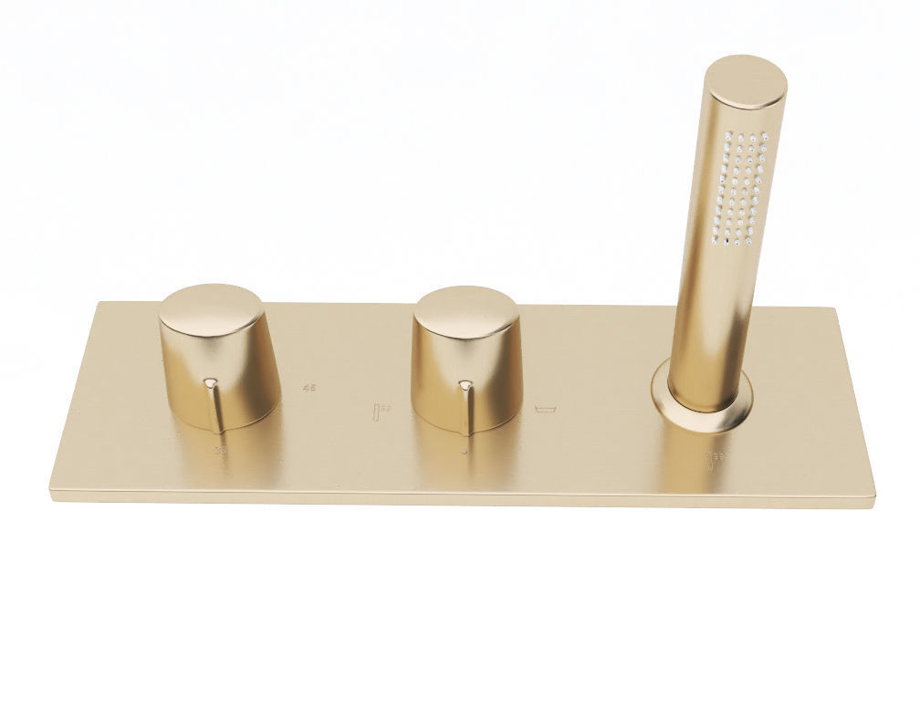 Faucets Armani Roca Set 3 3D model | CGTrader