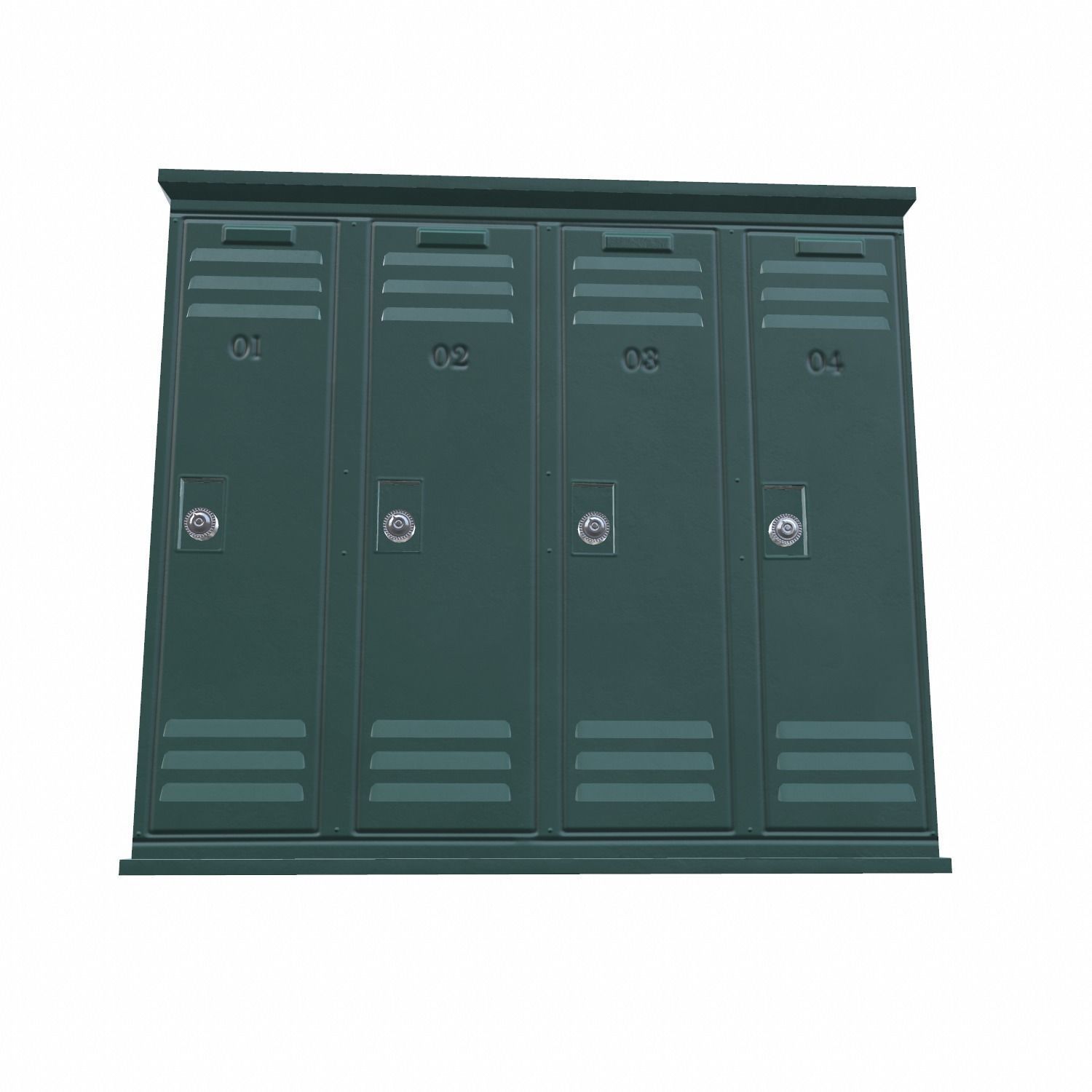 3D model Lockers - 01 VR / AR / low-poly | CGTrader