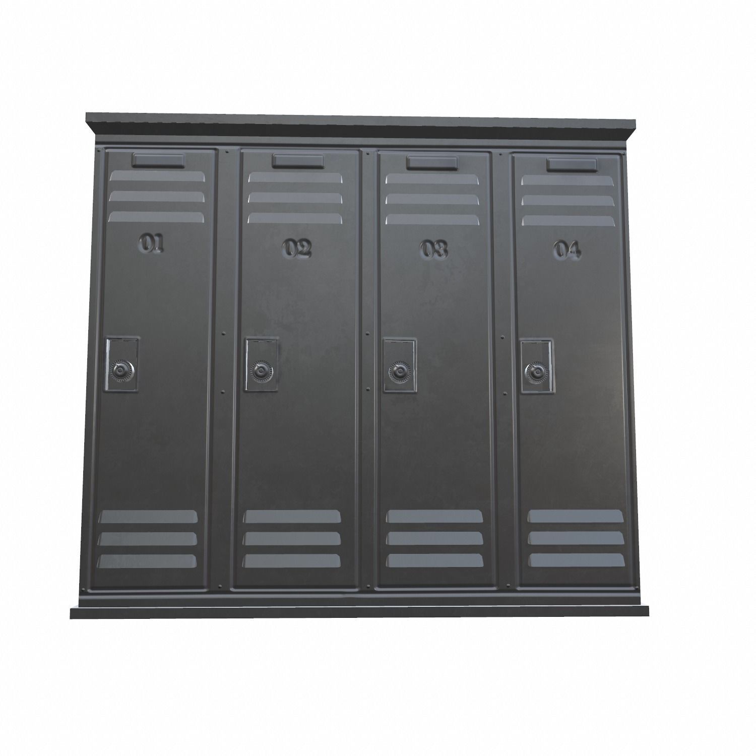 3D model Lockers - 03 VR / AR / low-poly | CGTrader
