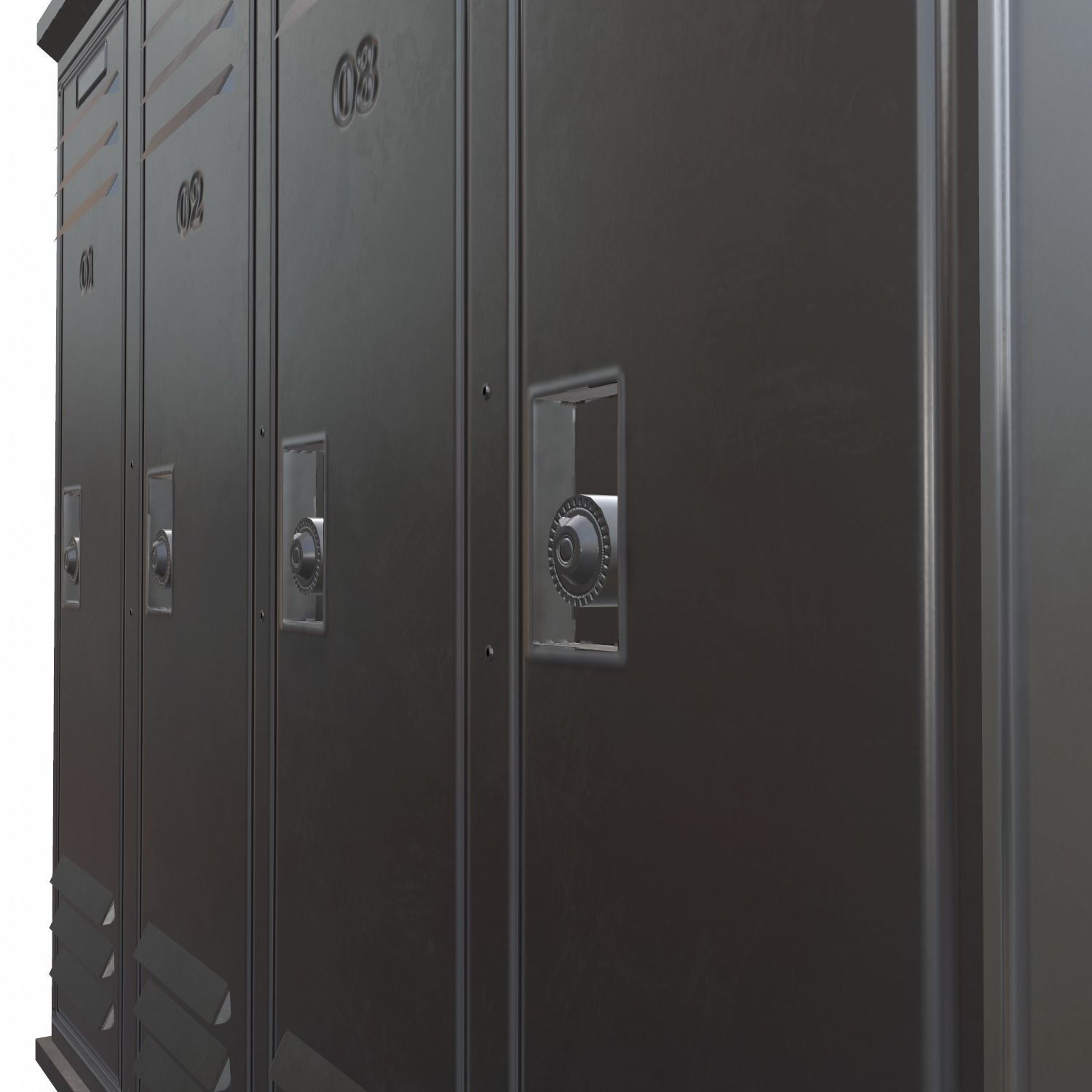 3D model Lockers - 03 VR / AR / low-poly | CGTrader