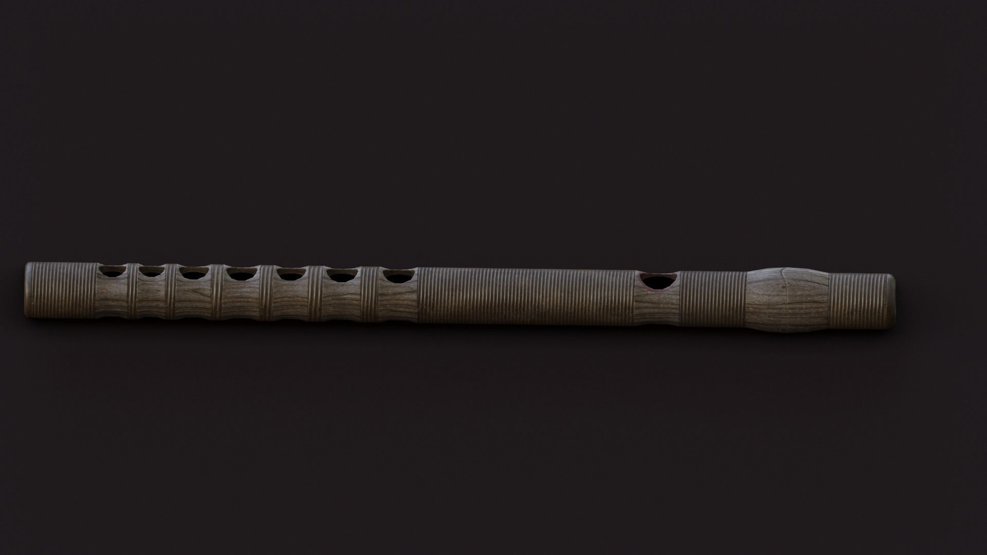 3D model Ryuteki traditional Japanese Instrument VR / AR / low-poly ...