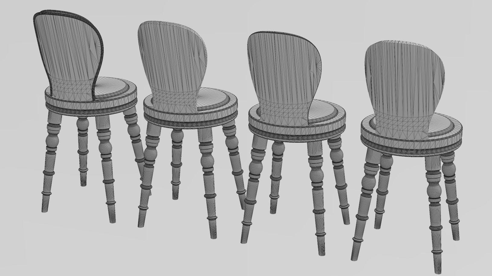 Miniature modern stool mockup prop 3D model 3D printable | CGTrader