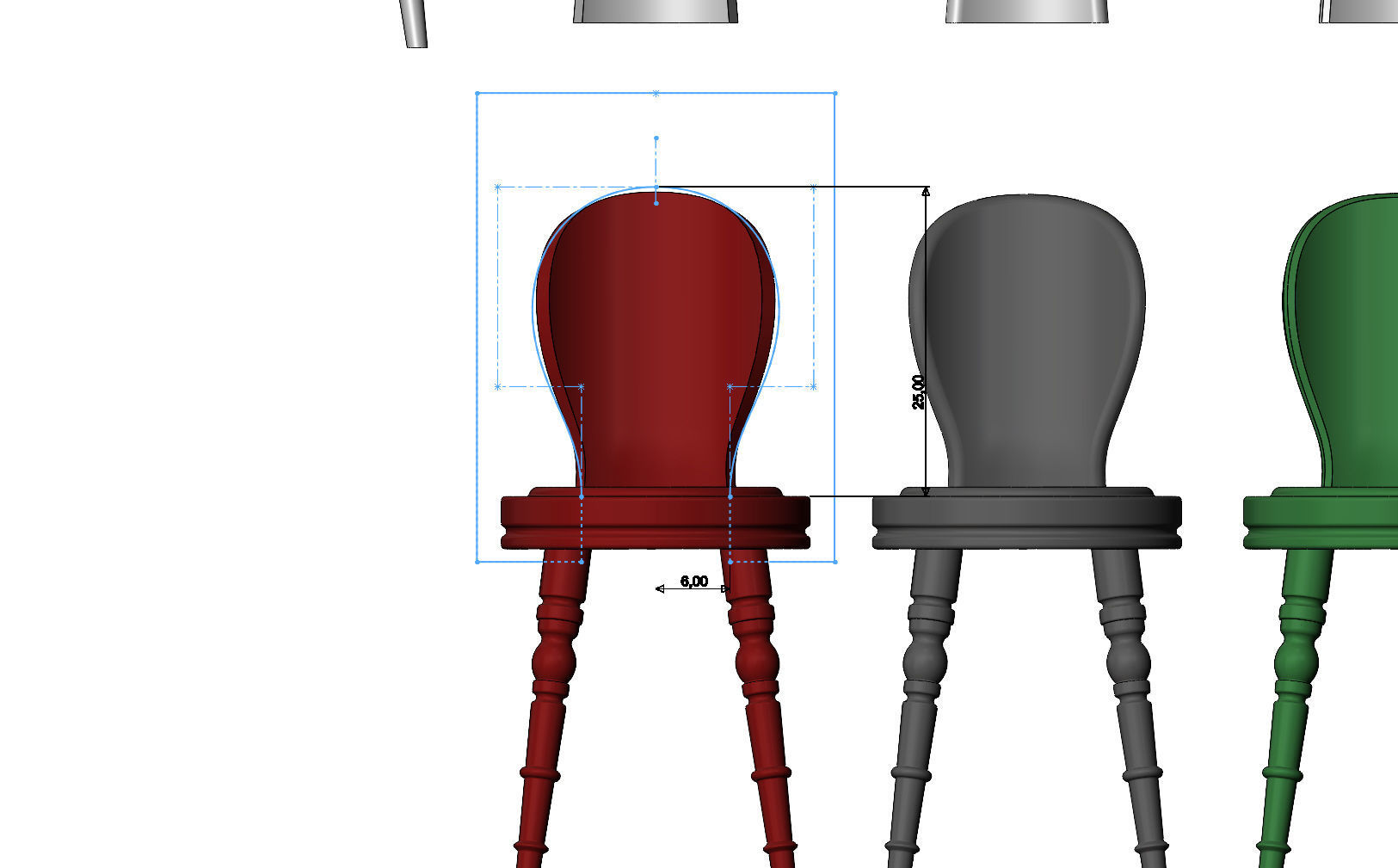 Miniature modern stool mockup prop 3D model 3D printable | CGTrader