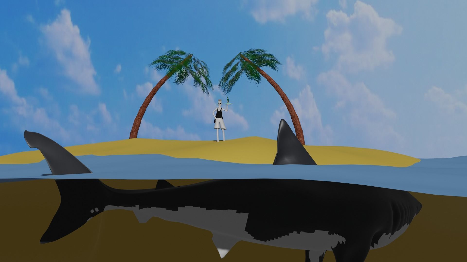 3D model 7UP Bottle VR / AR / low-poly | CGTrader